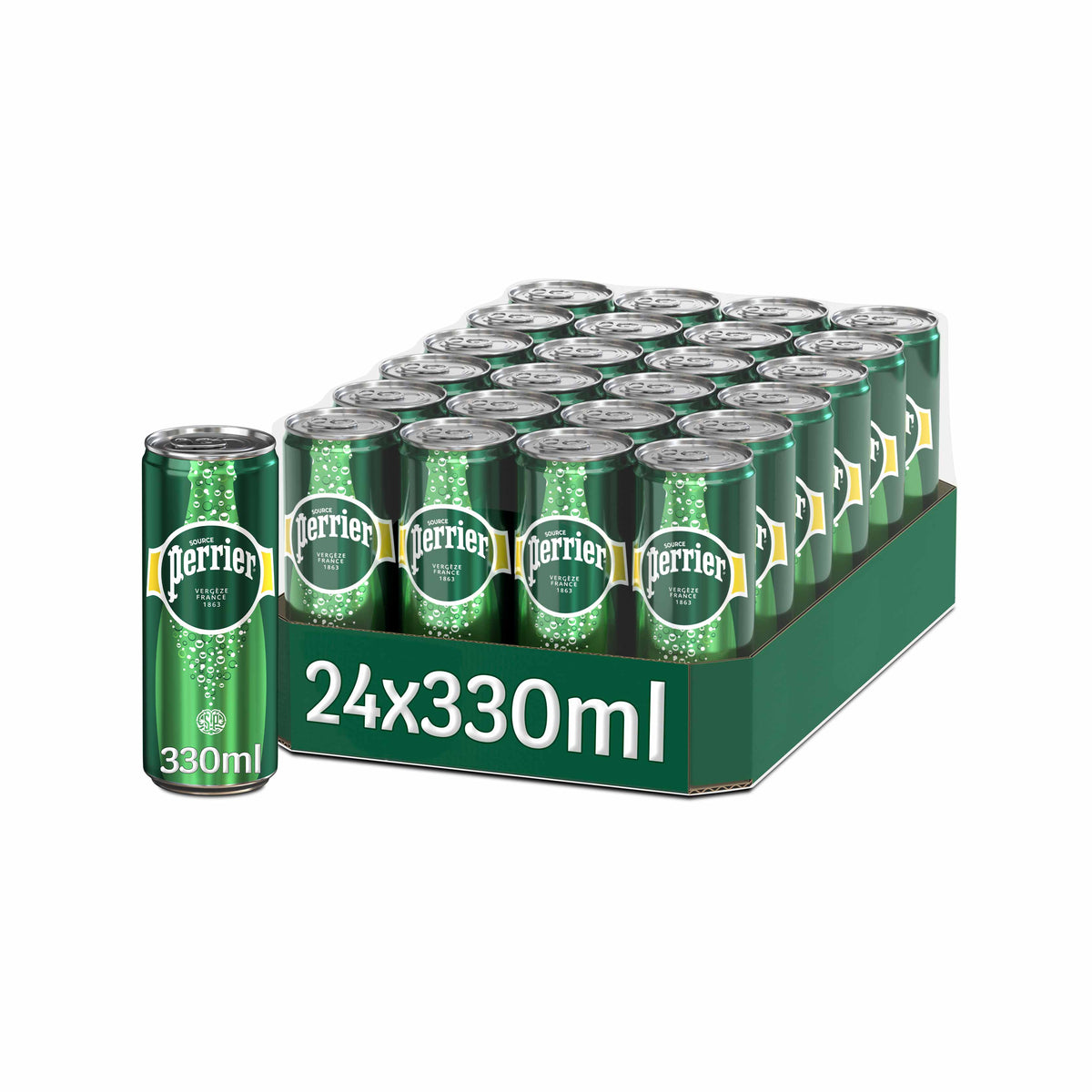 Perrier Sparkling Mineral Water (Can) 24 x 330ml – METAGROUP Limited