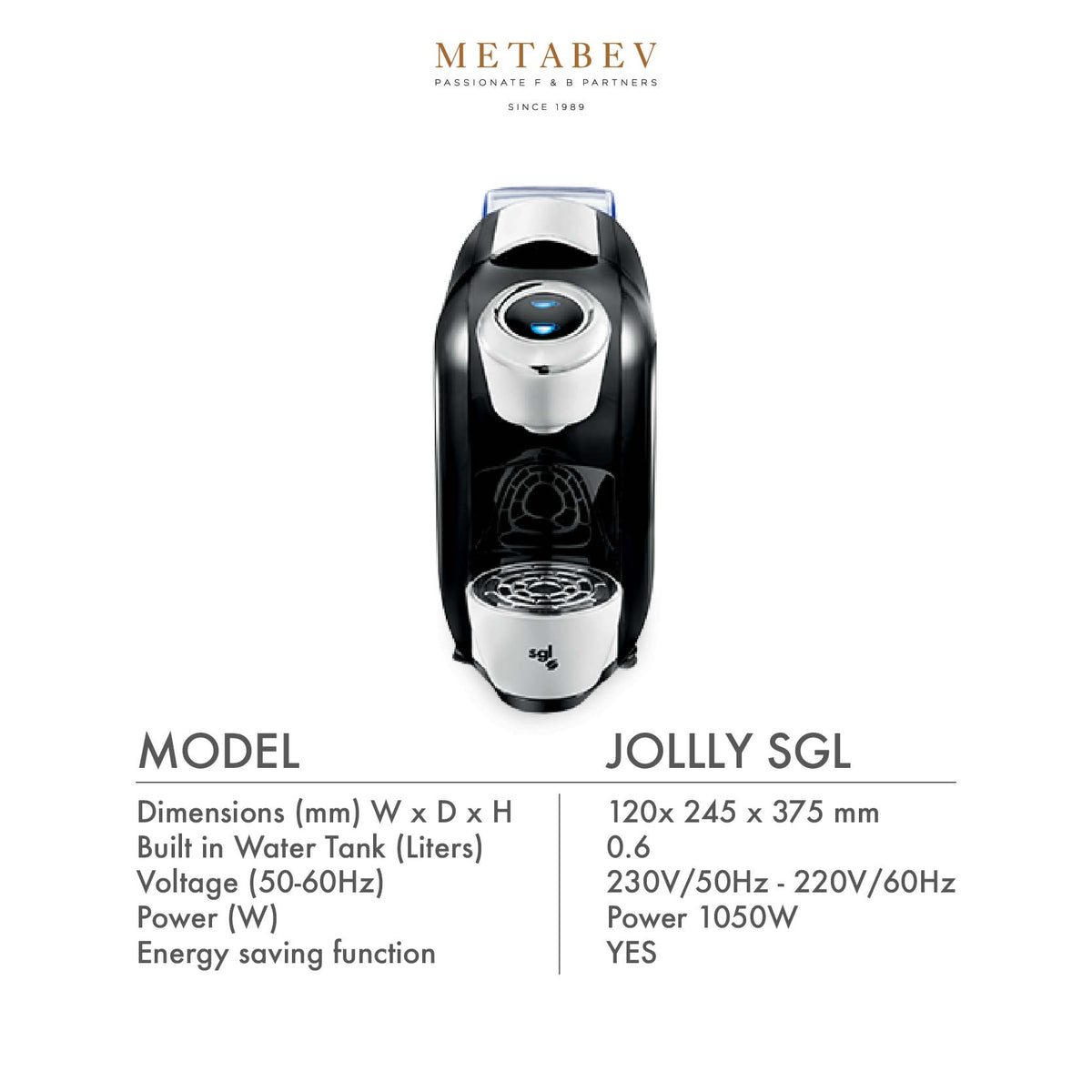 JOLLY Nespresso Compatible Capsule Machine – METAGROUP Limited